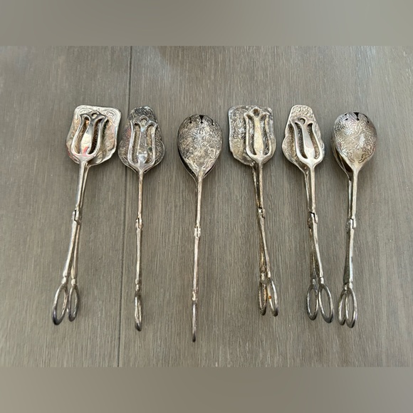 Dining | Vintage Silver Serving Utensils Set | Poshmark